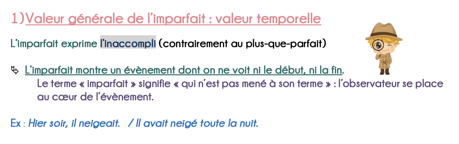 Les valeurs de l’imparfait – Guirlandes d’étoiles